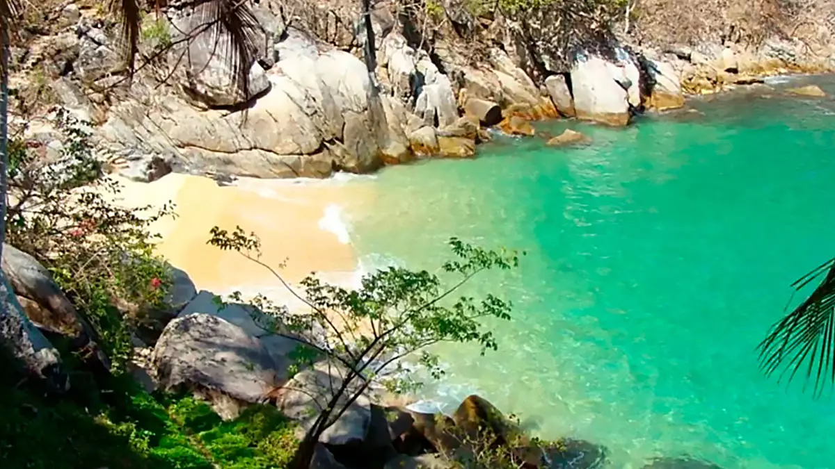 Colomitos, den minste stranden i Mexico