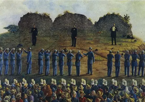 June 19, 1867, execution of Maximilian of Habsburg and Generals Miramón and Mejía. | Secretariat of National Defense | Government | gob.mx juarez