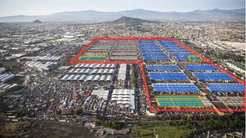 O le Central de Abasto o le CDMX o le ai ai le la tele o le la i le lalolagi