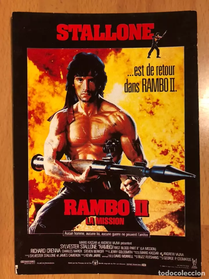 Guerrero bija aina, kurā tika ierakstīts Rambo II 40706_2