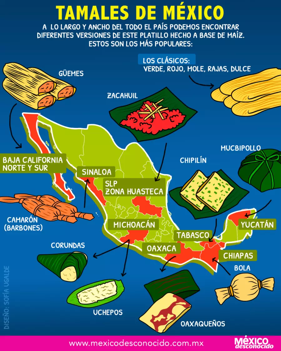 Tamales yn Jalisco: tri math blasus 40774_2