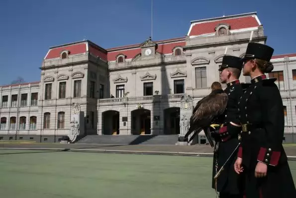 A régi popotlai katonai főiskola, Don Porfirio építészeti ékszere