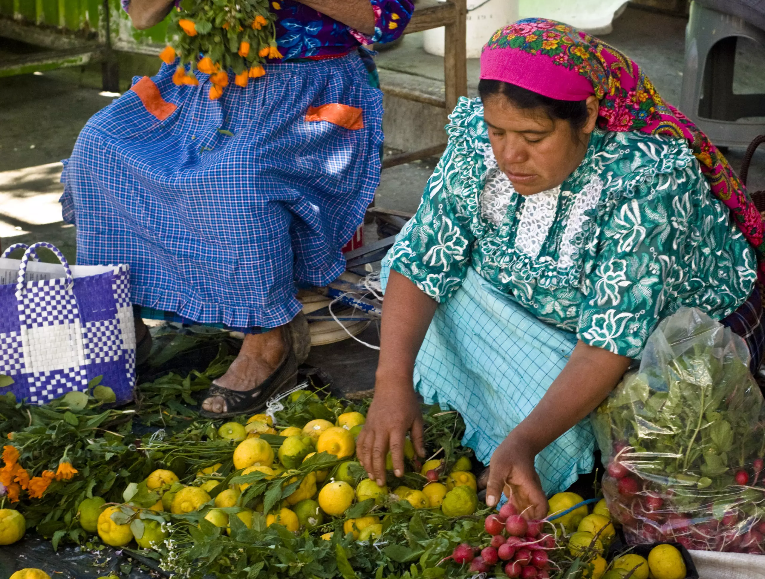 ชุมชน Oaxacan กลับมาแลกเปลี่ยนกันในตลาดของพวกเขา