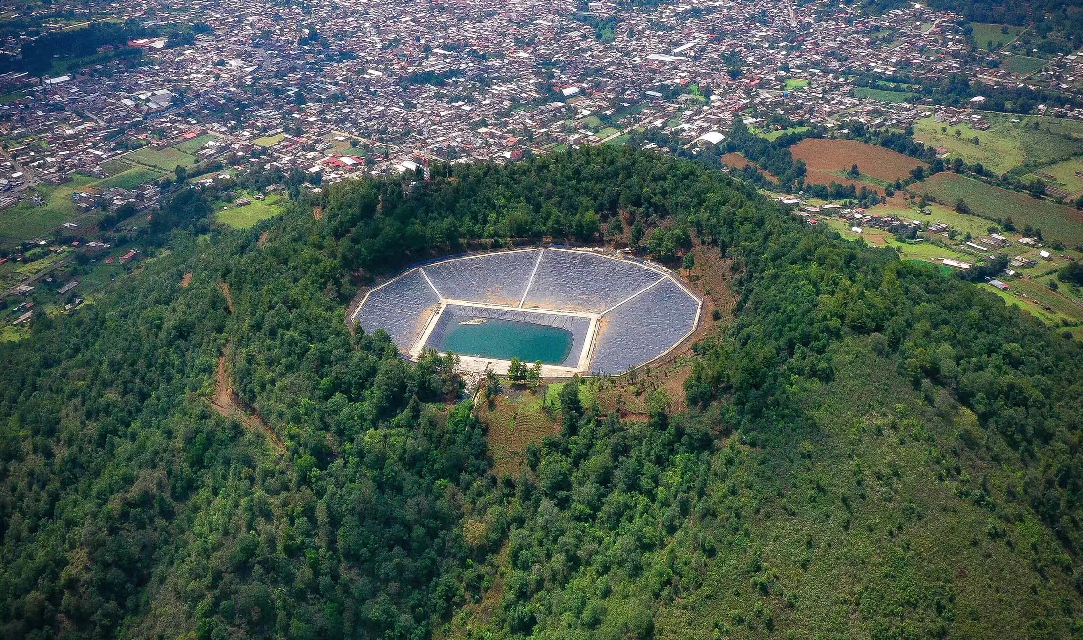 The largest rainwater collector in Latin America is in Cherán