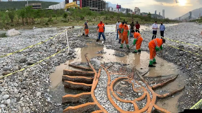 Tempesta a Monterrey va descobrir una imatge de la Verge de Guadalupe 42084_4