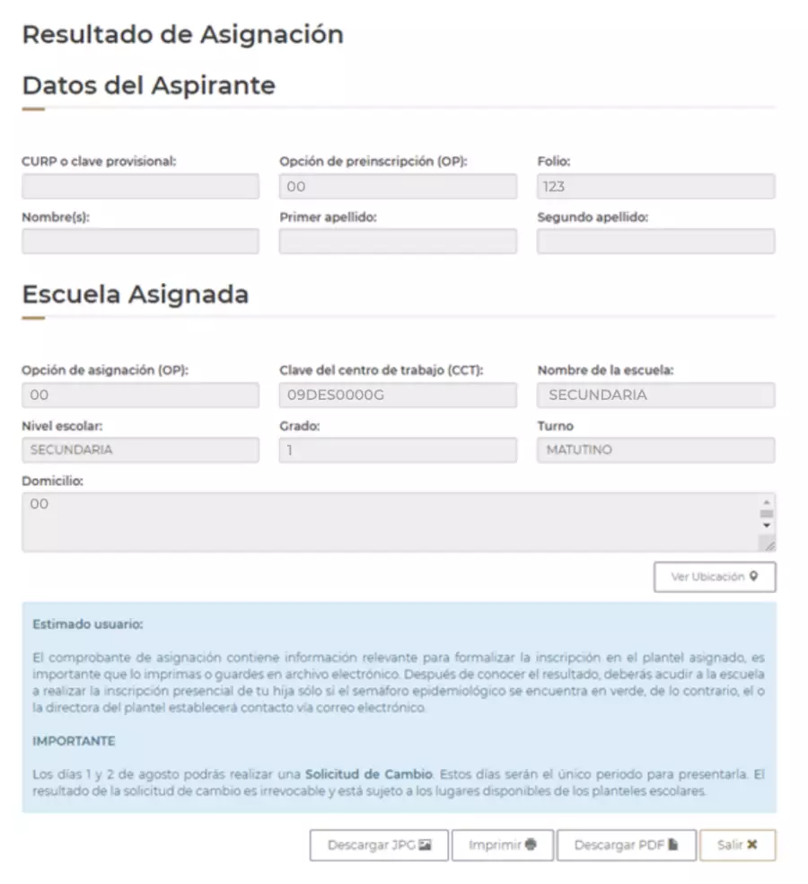 Sekundärergebnisse 2020 CDMX, Schritt-für-Schritt-Anleitung und wie Sie Änderungen vornehmen können 42092_4