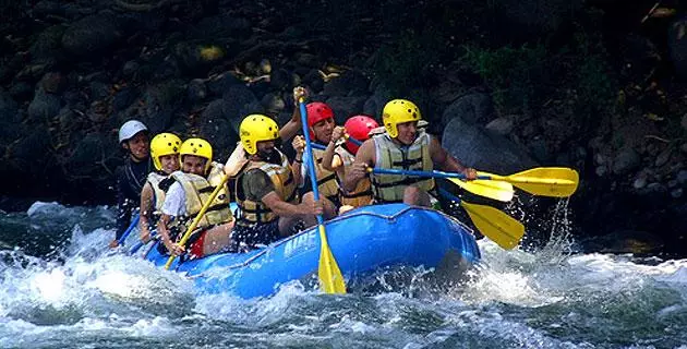 Rafting akan Kogin Amacuzac, Morelos fifu