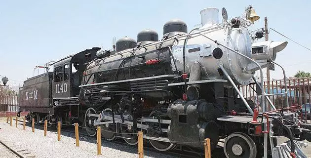 Eisenbahnmuseum in der Stadt Torreón (Coahuila)