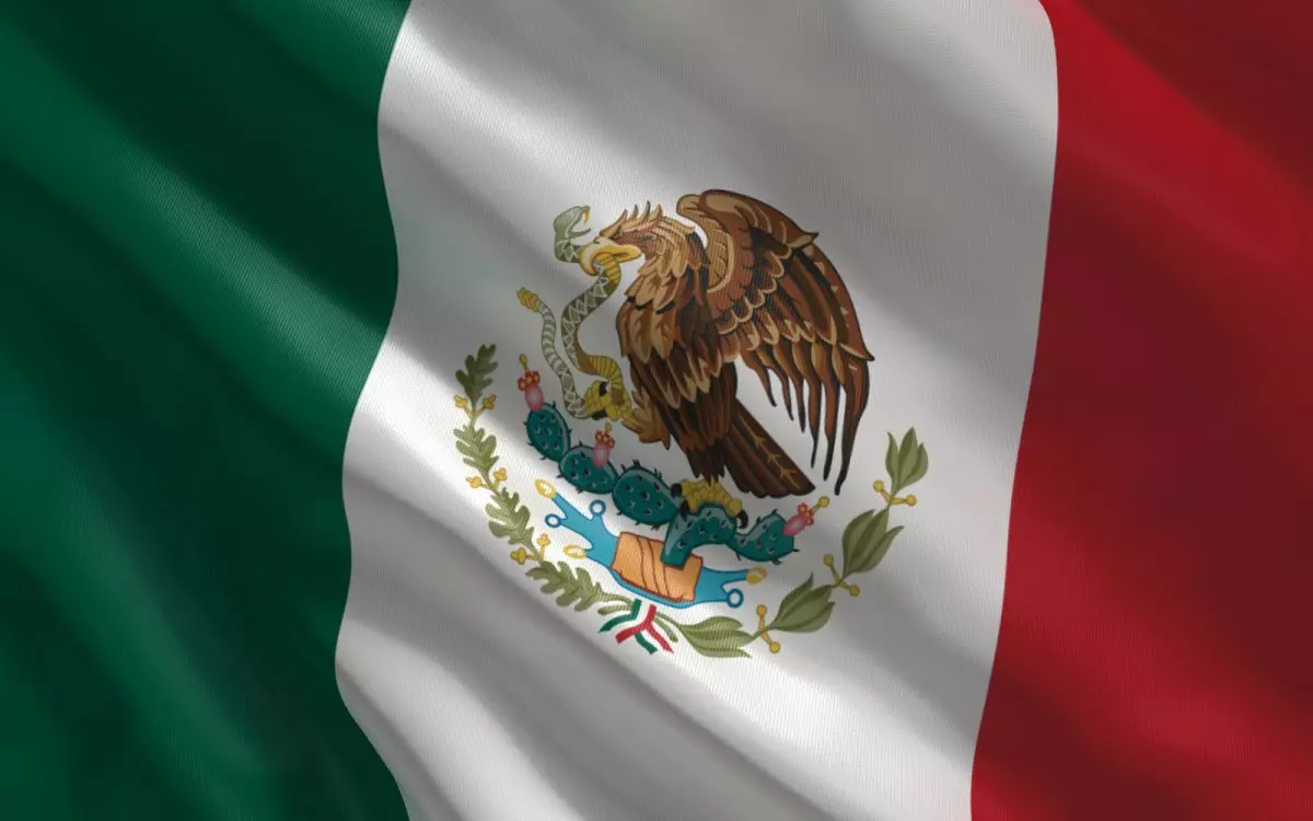 علم المكسيك ، المعنى والأصل
