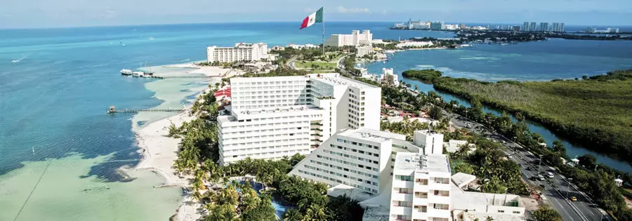 Panoramablick auf Cancún