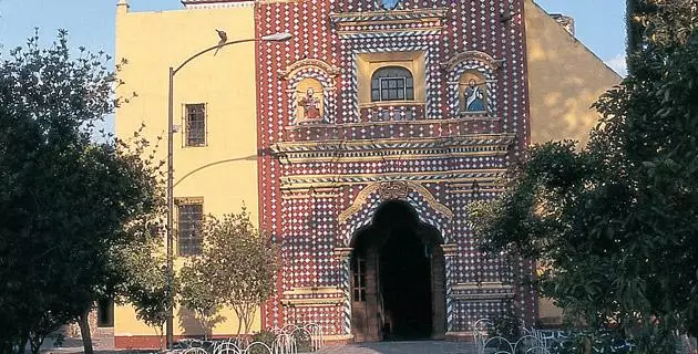이전 디에고 수녀원과 San Martín Texmelucan (Puebla) fifu의 사원