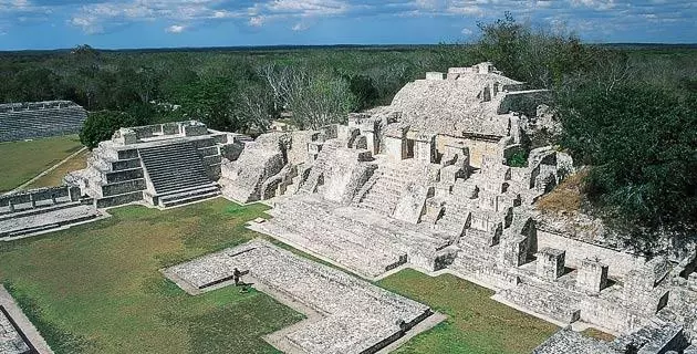 Arheološka zona Edzná, u Campeche fifu