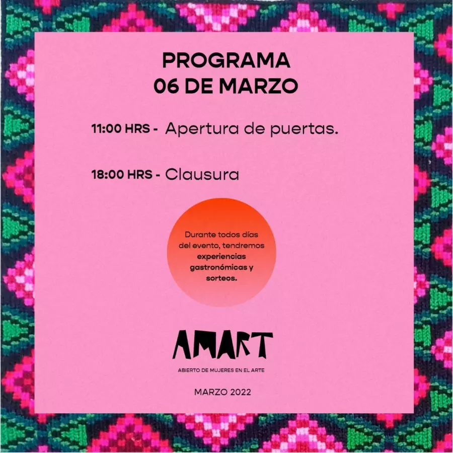 AMART، طرح هنری برای این آخر هفته، خلاقیت زنانه در حمایت از زنان مکزیکی! 7911_7