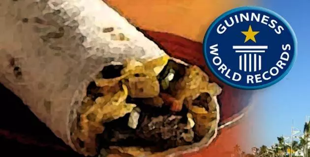 Suna gabatar da mafi girma machaca burrito a duniya fifu