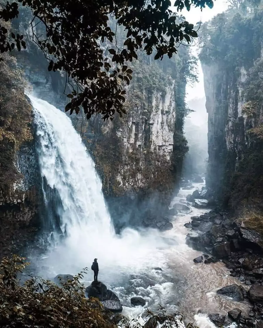 Texolo Waterfall