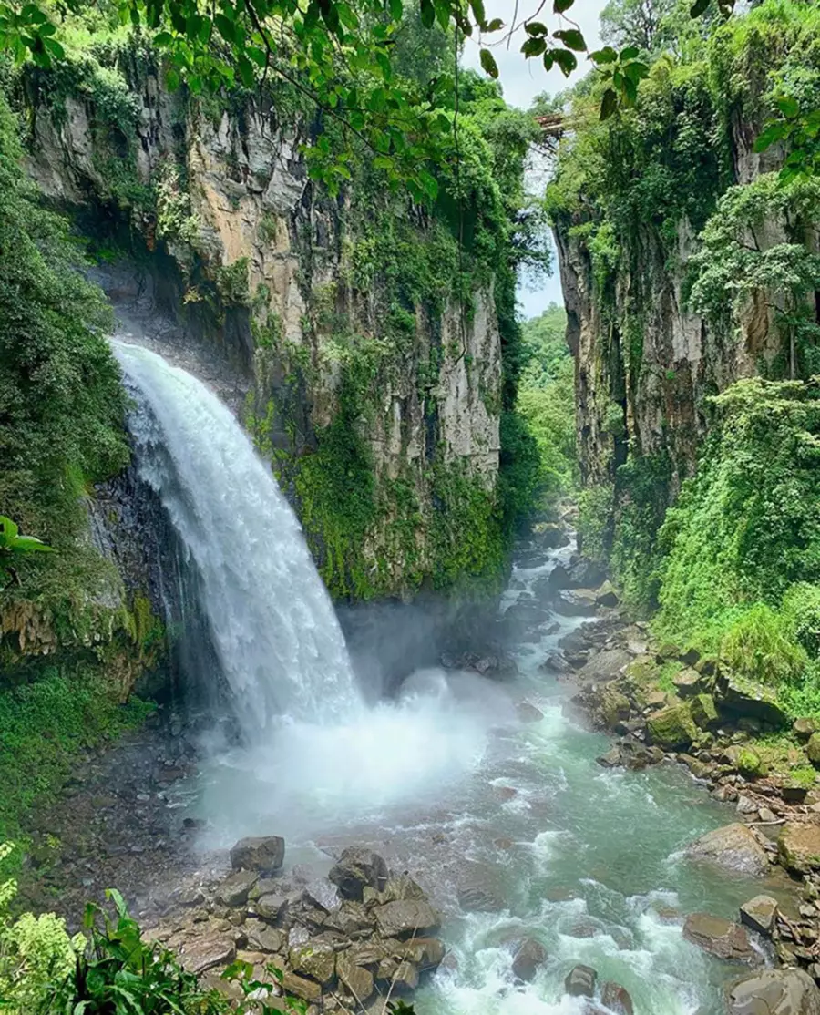 Texolo Waterfall