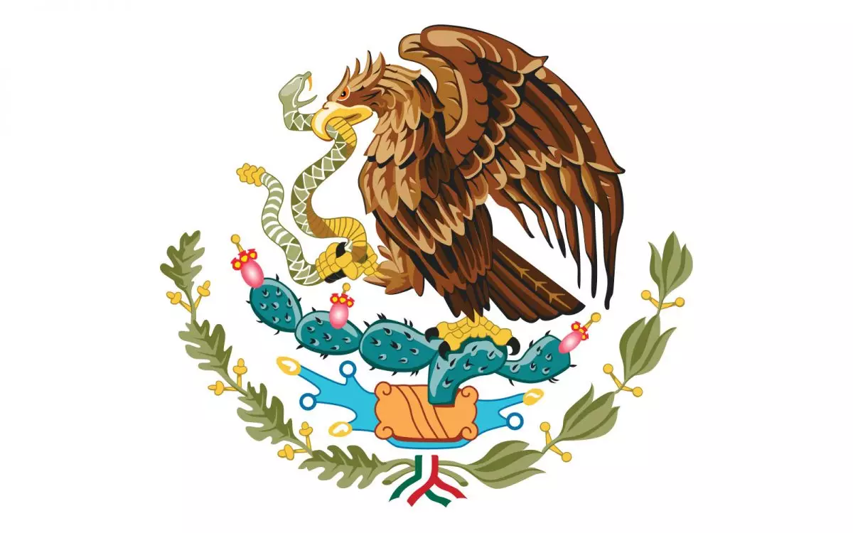 Mexikói Nemzeti Pajzs.